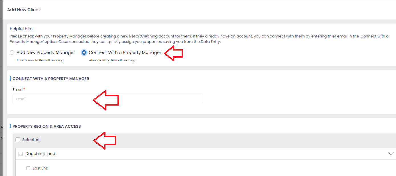 How do I Add a new Property Manager? – Resort Cleaning