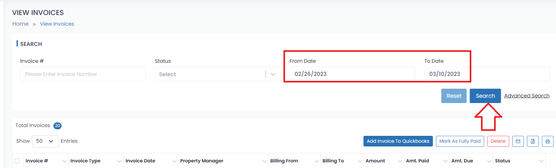 How do I look up an Invoice? – Resort Cleaning