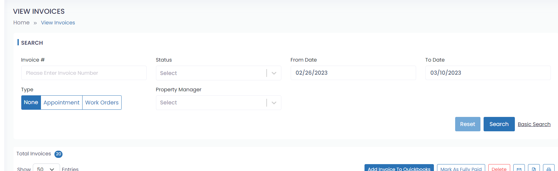How do I look up an Invoice? – Resort Cleaning