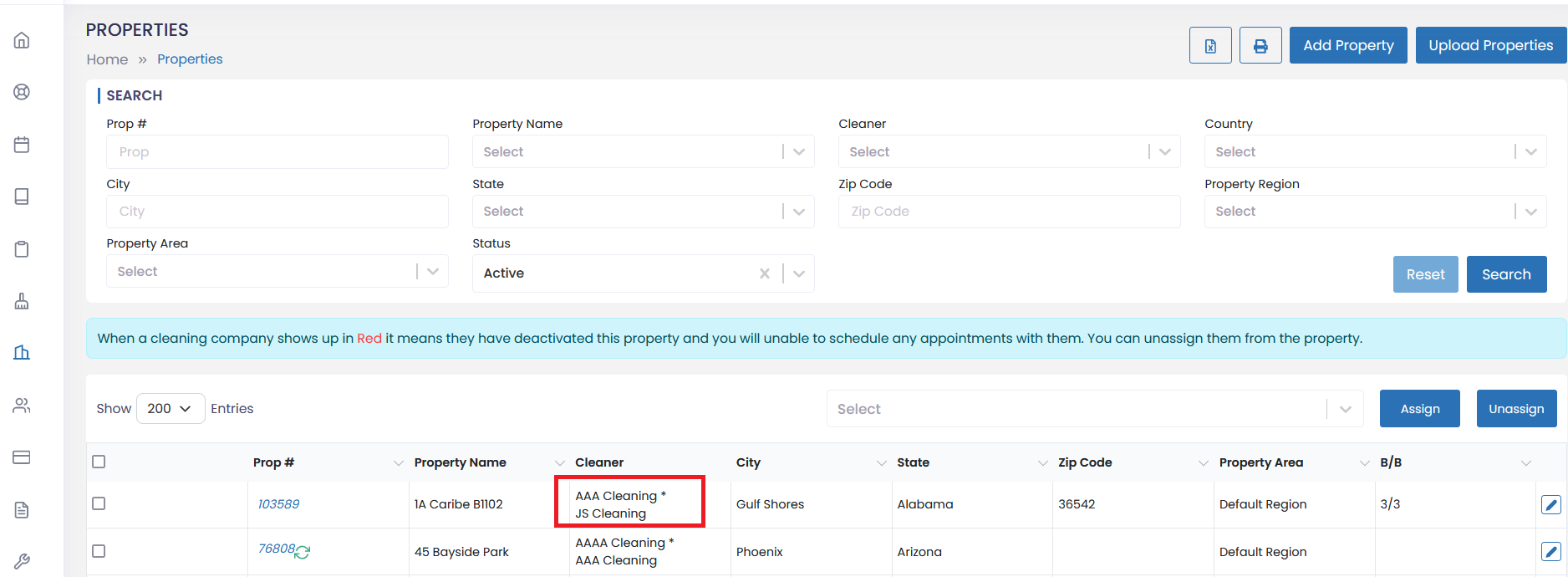 Change Cleaner for an Appointment (for Property Managers) – Resort Cleaning