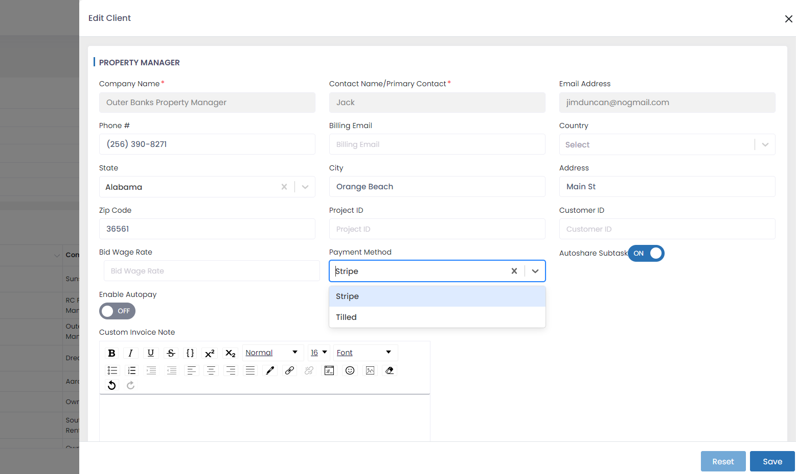 How do I setup my Stripe account? (Cleaning Company) – Resort Cleaning