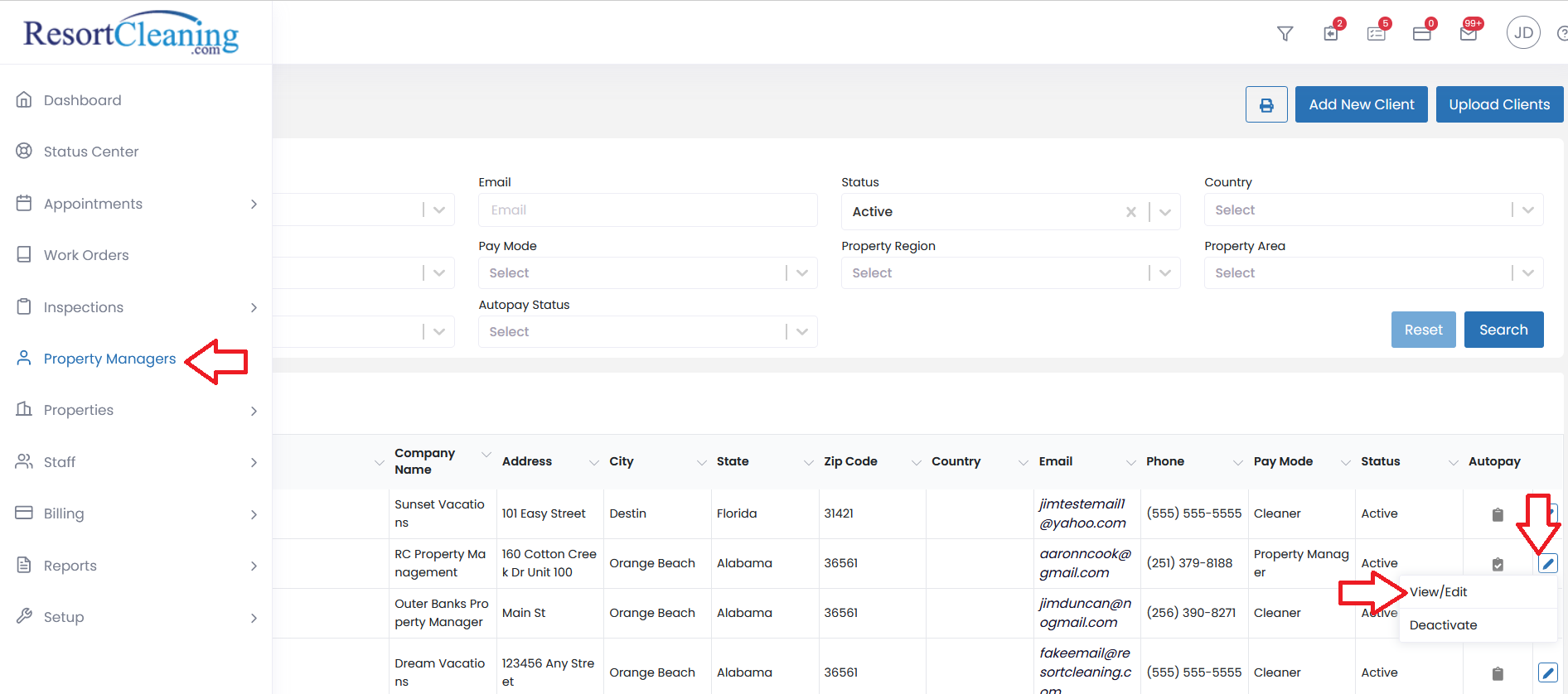 How to assign Property Managers and Properties to Regions/Areas ...