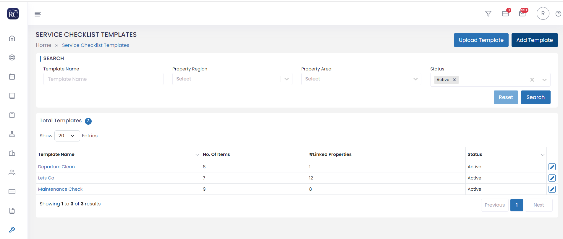 Add Service Checklists (for Property Managers) – Resort Cleaning