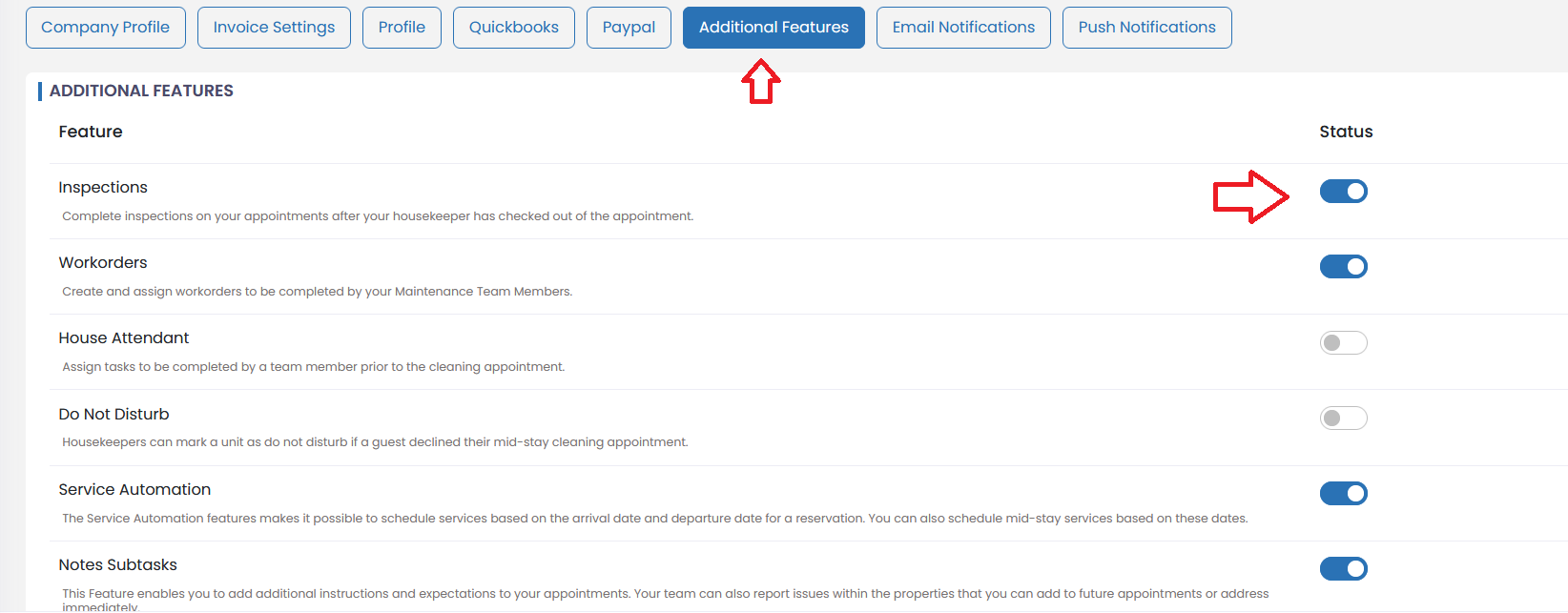 Inspection Overview for the Cleaning Company – Resort Cleaning