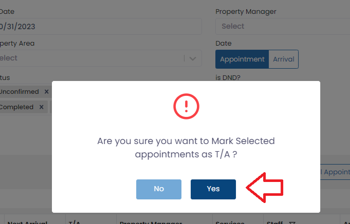 Mark Appointments as Manual TA (Turnaround) in Bulk – Resort Cleaning