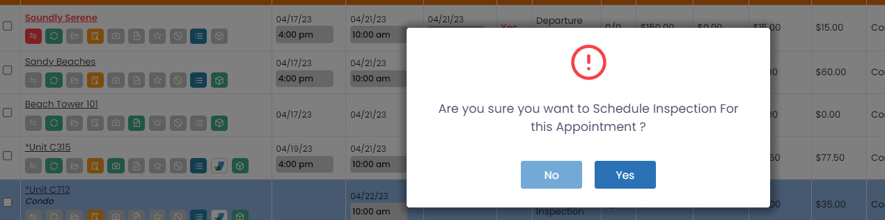 Inspection Overview for the Cleaning Company – Resort Cleaning