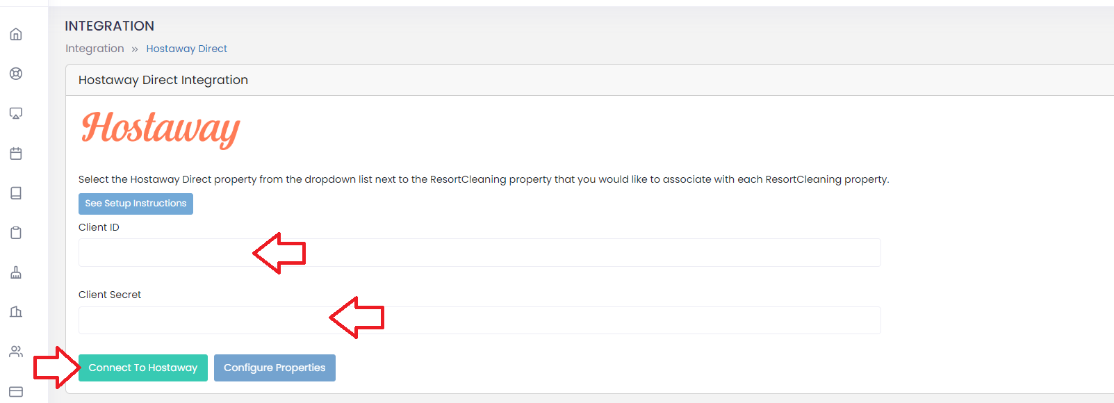 Connect Your Hostaway API to ResortCleaning – Resort Cleaning