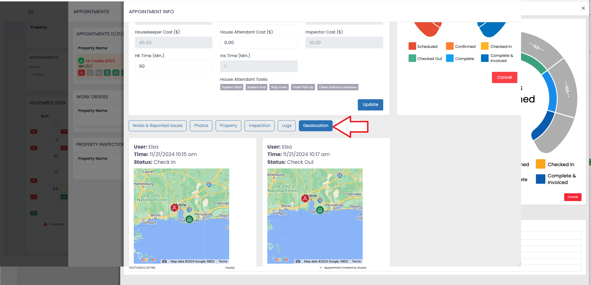 Geolocation – Resort Cleaning