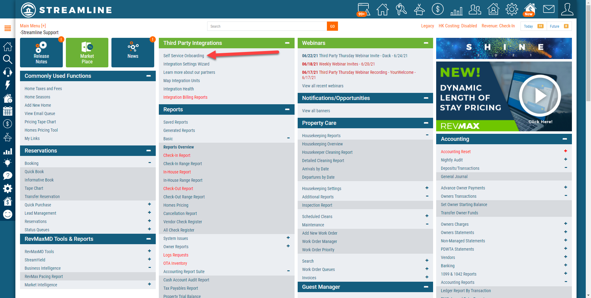 Connecting Streamline to ResortCleaning (for Property Managers ...